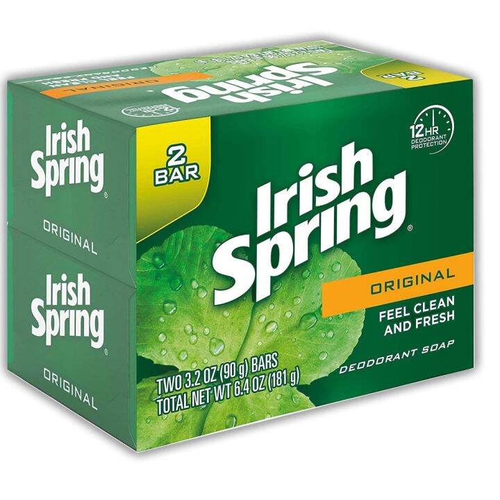 Irish Spring Original Aloe Mist Body Bar Soap 3.7 oz Twin pack | Lazada PH