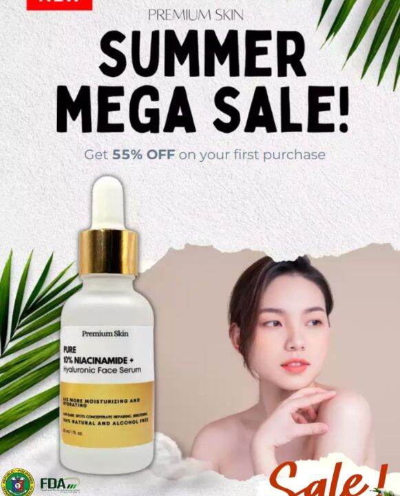 Premium Skin Pure 10% Niacinamide Hyaluronic Face serum 30ml | Lazada PH