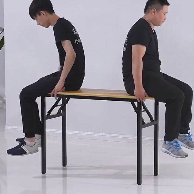LEXING WOODEN FOLDABLE TABLE (COLOR: BIEGE, BLACK. BROWN) FSD- PLAIN ...