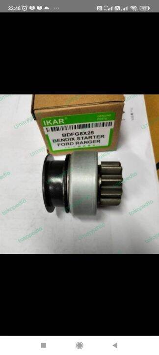 BENDIX STARTER GIGI 10 FORD RANGER 2.500CC 2.900CC MITSUBISHI L200 ...