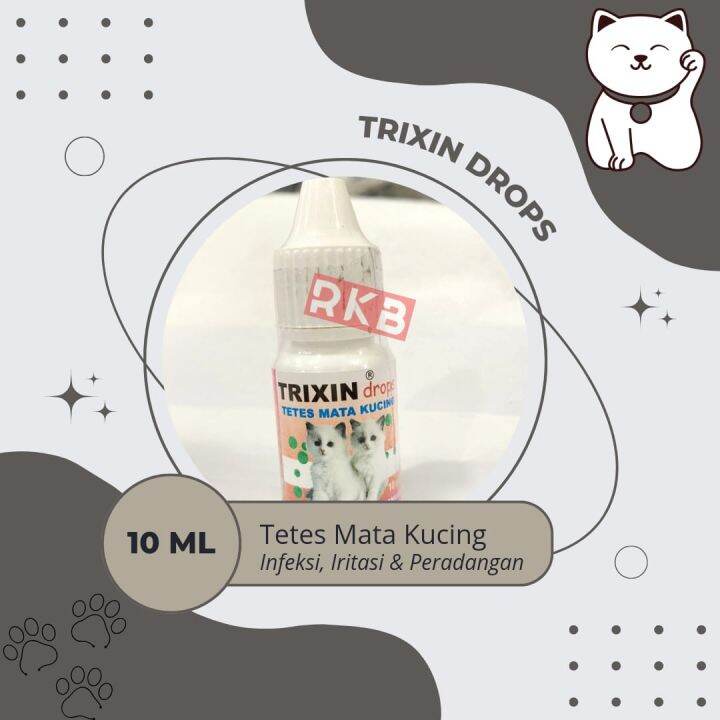 TRIXIN Drops 10ml - Obat Tetes Mata Kucing | Lazada Indonesia