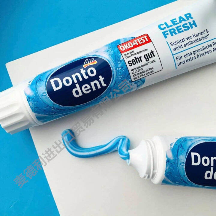German DM Original Imported Toothpaste Fluoride Moth-Proof Whitening ...