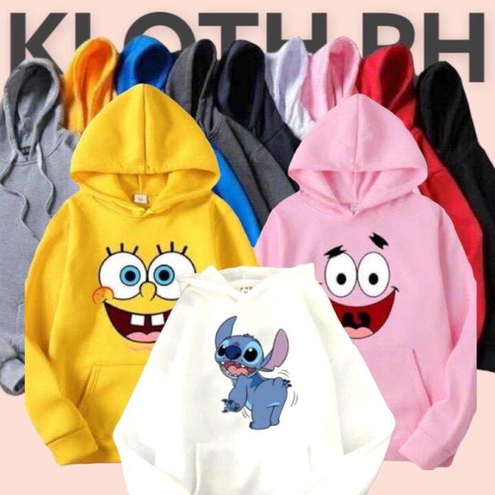 SPONGEBOB STITCH HOODIE JACKET | Lazada PH