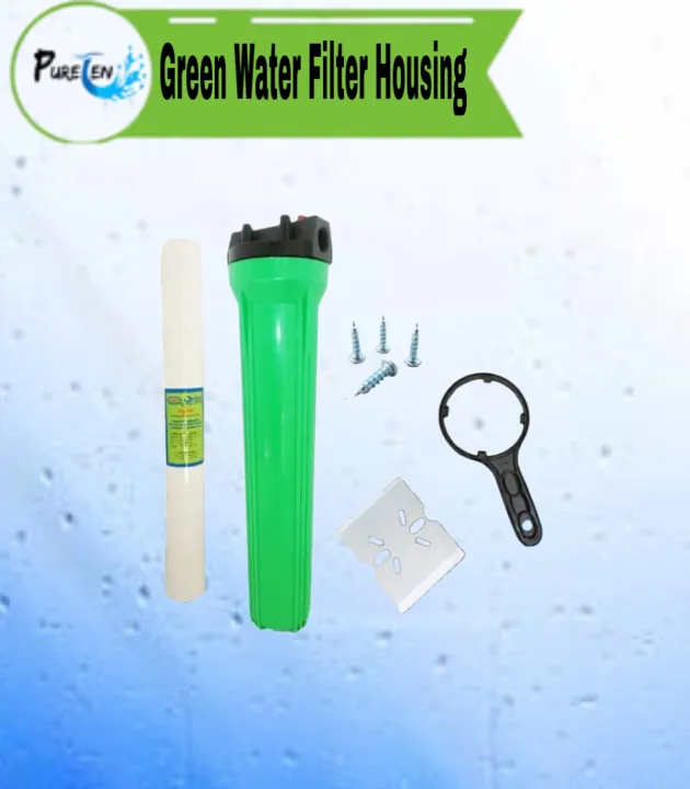 Gree n Filter Housing ( Water Filter Housing ‘20) Complete Set with Fre ...