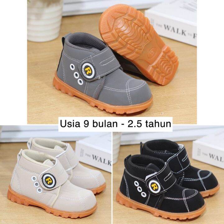 SEPATU BOOT ANAK TERBARU SNAKERS,SEPATU ANAK USIA 1 2 3 TAHUN | Lazada ...