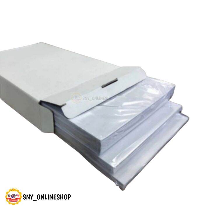 50 Sheet Kertas PVC ID Card A4 Tebal Import Bahan PVC ID Kartu Card ...
