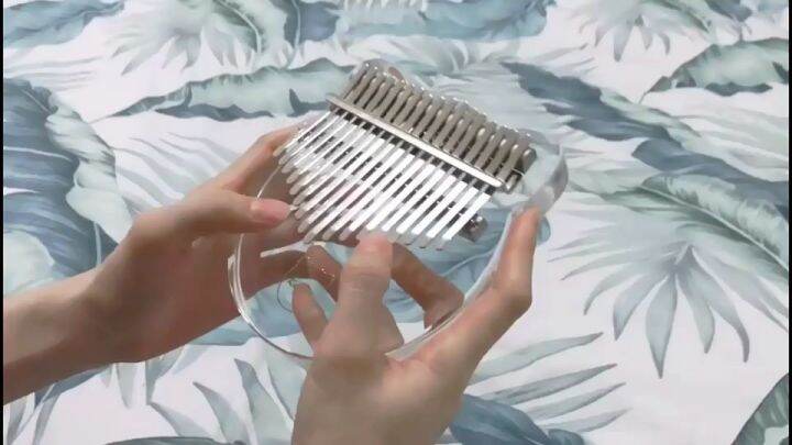 Kalimba 17คีย์ คาลิมบา 17-Keys C-Key Thumb เป็นของขวญ เครื่องดนตรี ...