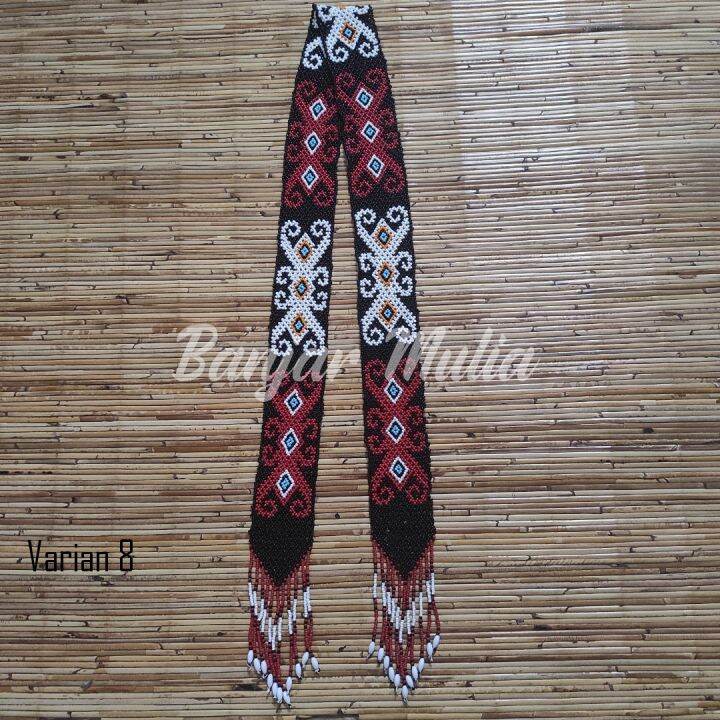 syal dayak kalimantan bahan manik | Lazada Indonesia