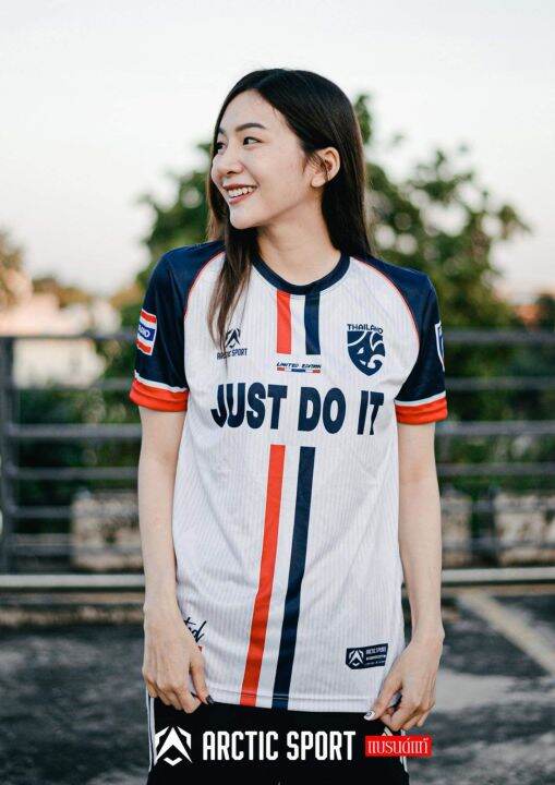 💥 เสื้อกีฬา 💥 พิมพ์ลายทั้งตัว (N02 สีขาว) ARCTIC SPORT ผลิตจากผ้าไมโครสปอร์ต ชนิดพิเศษ เนื้อผ้า ...