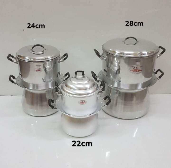 Pengukus Steamer Pot Periuk kukus pulut CCH original cap buaya saiz ...