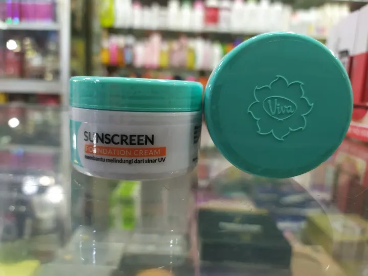 VIVA SUNSCREEN FOUNDATION CREAM /SUNBLOK VIVA /PELINDUNG MATAHARI VIVA ...