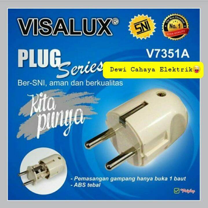Steker Arde Terminal Kuningan - Colokan Listrik - Tusuk Kontak Visalux SNI | Lazada Indonesia