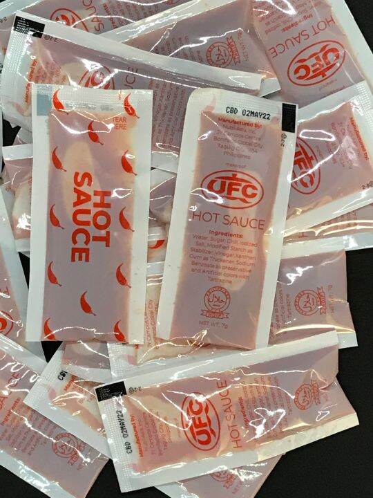 Cod Ufc Banana and Hotsauce Ketchup Sachet Condiments sold per box ...