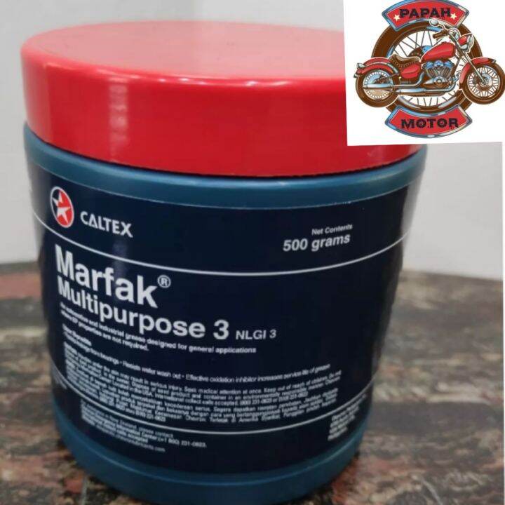 CALTEX MARFAK MULTIPURPOSE 3 500G (AN AUTOMOTIVE AND INDUSTRIAL GREASE ) | Lazada PH