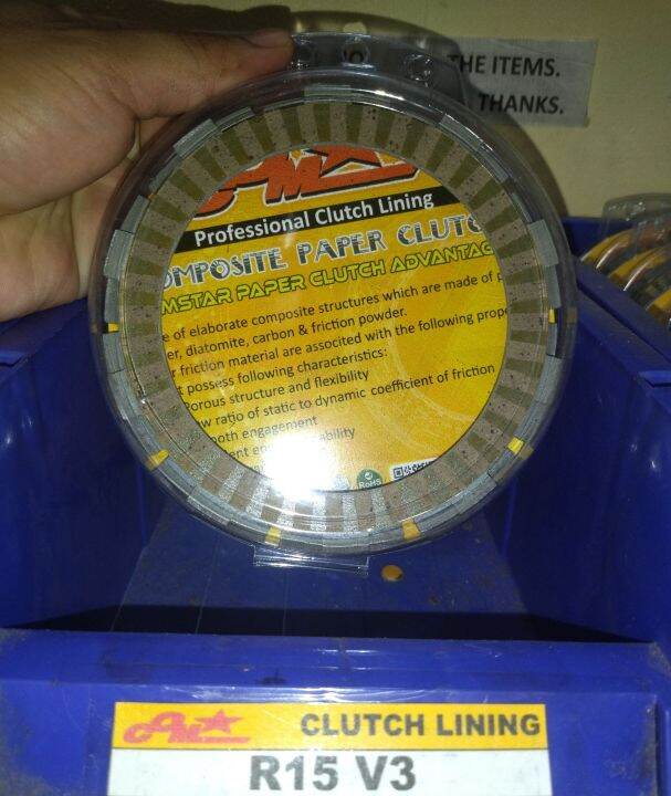 R15 v3 Clutch Lining SET | Lazada PH