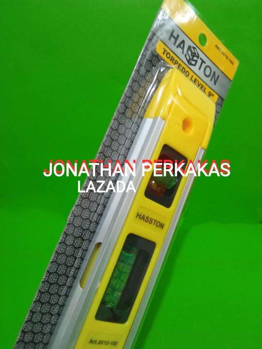 waterpas mini haston 9"/waterpas kecil haston 9"/waterpas torpedo ...