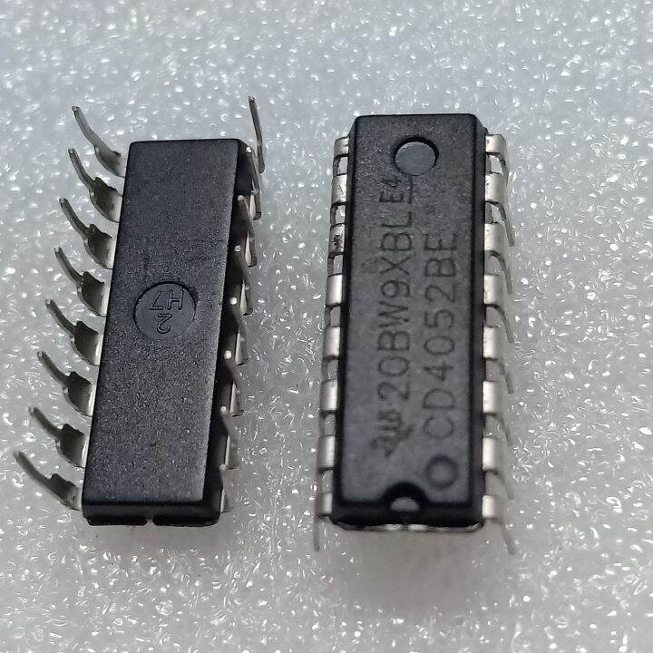 3PCS CD4052 4CHAN MULTIPLEXER/DEMULTIPLEXER IC | Lazada PH