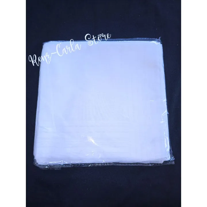 Pure White Handkerchief for all occasions | Lazada PH