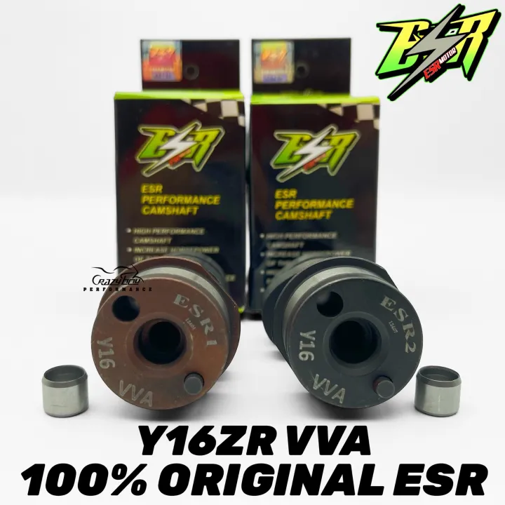 100% ORIGINAL ESR MOTOR LIGHT WEIGHT Y16 Y16ZR VVA CAMSHAFT ESR1 ESR2 CAM SHAFT VVA ESR RACING ...