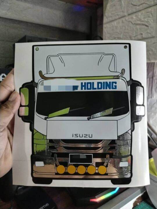 🔥Sticker Custom Lori ISUZU NPR PRO siap no.plat🔥 | Lazada