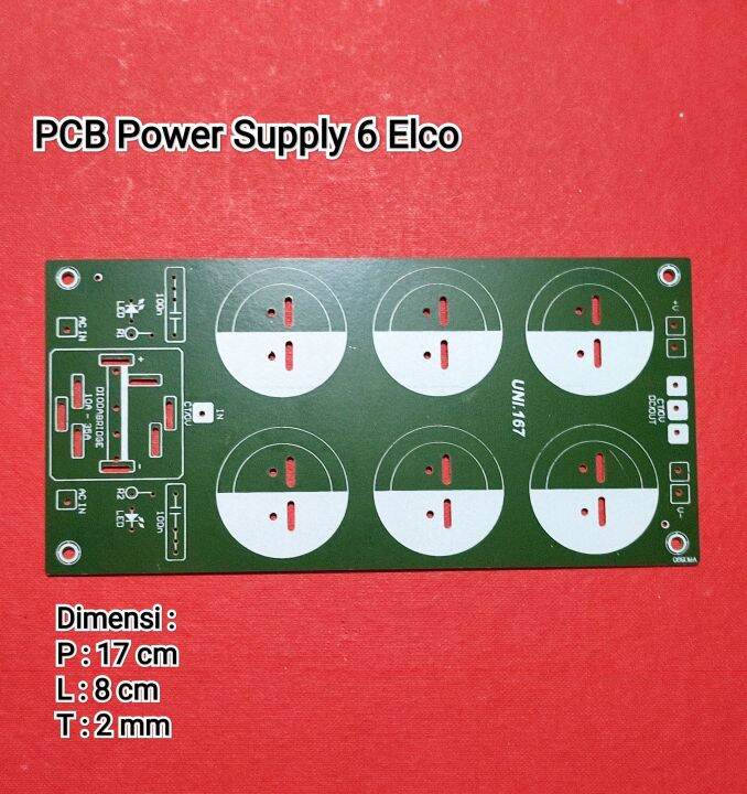 PCB 6 ELCO ELKO PCB POWER SUPPLY PCB PSU PCB REGULATOR 6 ELCO | Lazada ...