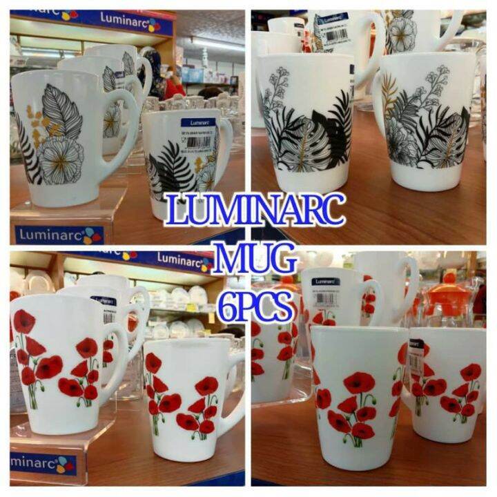 LUMINARC SET MUG 6PCS | Lazada