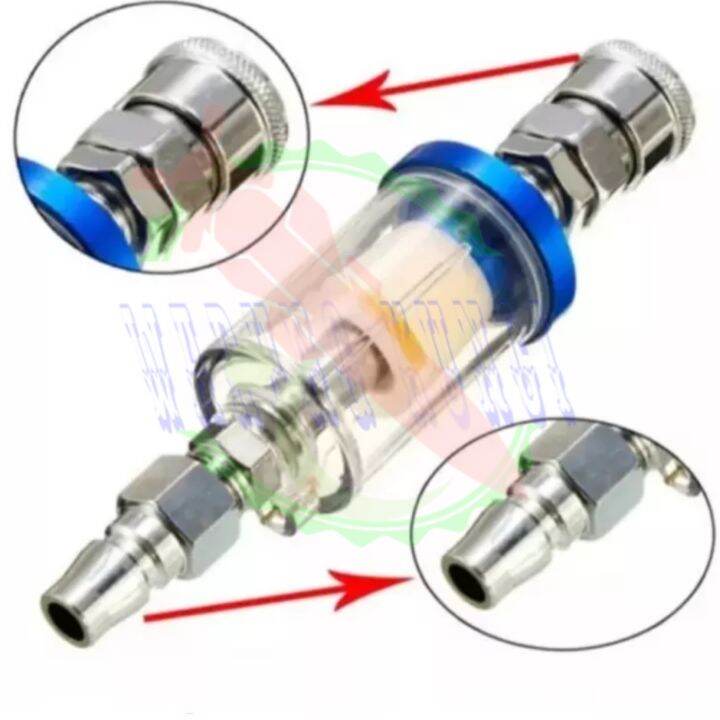Saringan Udara Kompresor Untuk Spet Cat Spray Gun Air Water Oil Filter ...
