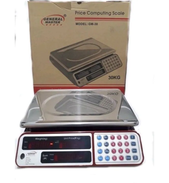 high quality general master digital weighing scale: 10kg; 30kg ...