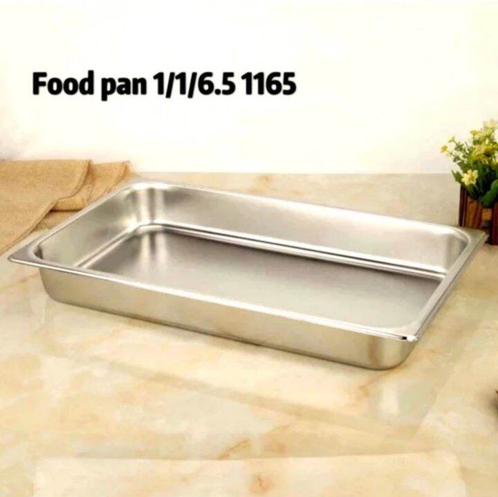 BAK FOOD PAN 1/1 Gastronom Stainless Steel Baki Tray Prasmanan Chafing Dish Roll Top | Lazada ...