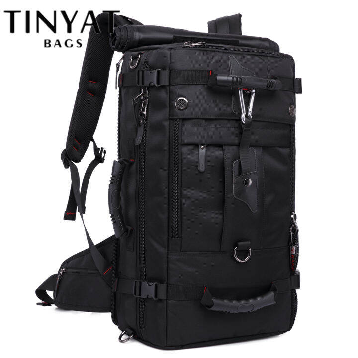 TINYAT Travel Backpack Carry On Backpack with Combination Lock ...