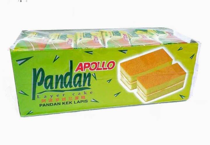 Apollo Pandan Layer Cake 24pcs | Lazada