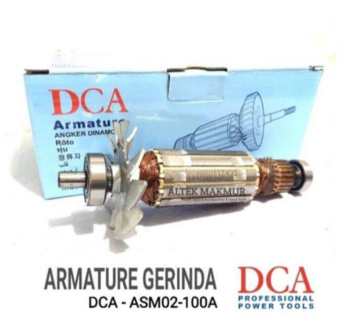 DCA Armature Mesin Gerinda DCA ASM02-100A / Dongcheng DSM02-100A / Angker Dinamo Grenda DCA ...