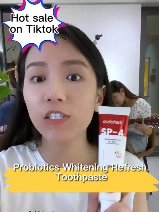 Teeth whitening pemutih gigi SP4 yatai probiotic toothpaste oralshark original whitening ...