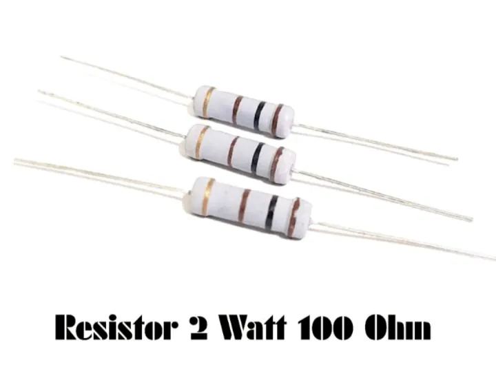 10 BUAH RESISTOR 100 OHM 100OHM 2W 2 WATT 5% | Lazada Indonesia