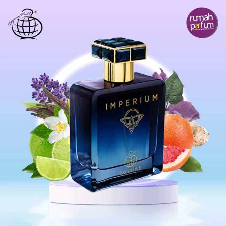 Parfume Fragrance world Imperium for men 100 ml Edp Original | Lazada ...