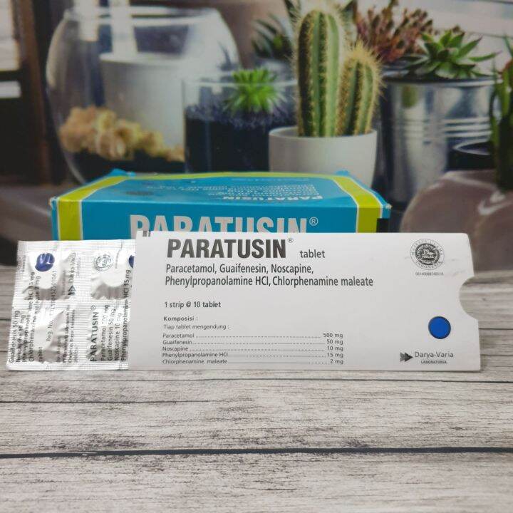 Paratusin Tablet Per Strip - Meringankan Gejala Flu, Hidung Sumbat ...