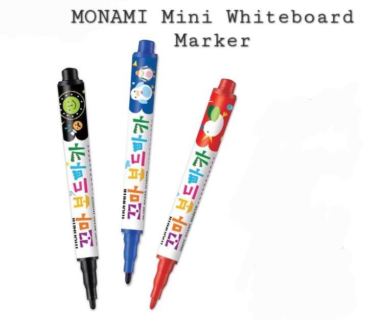 MONAMI MINI BOARD MARKER Whiteboard 1.5mm for kids | Lazada