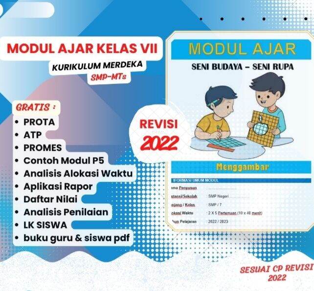 MODUL AJAR BAHASA INDONESIA KLS 7 SEMESTER 1 DAN 2 | Lazada Indonesia