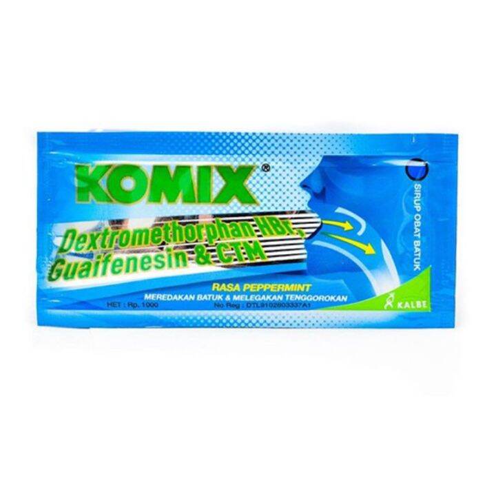 Komix Peppermint 1 Sachet Obat Batuk | Lazada Indonesia