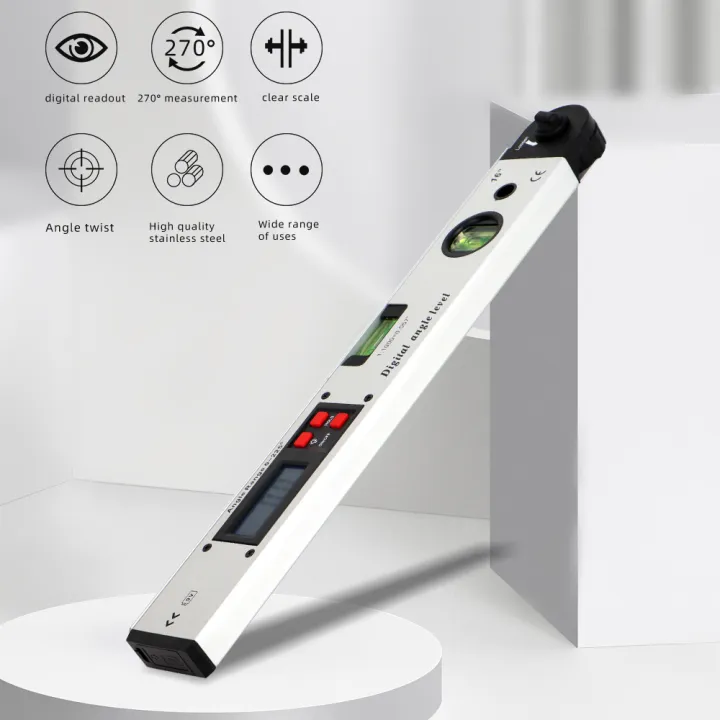 【16 Inches】Protractor electronic 0-225 Degrees Digital Angle Meter ...