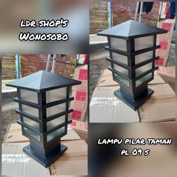 Lampu Pilar Taman Besi Minimalis Model Rumah PL 09 S | Lazada Indonesia