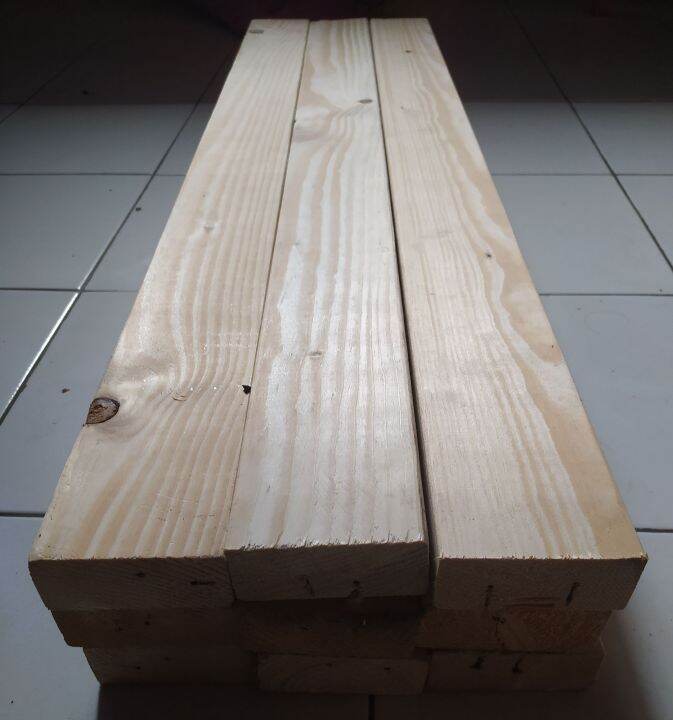 2 BTG BALOK KAYU JATI BELANDA P.95CM L.9CM T.4CM AMPLAS SIAP PAKAI ...