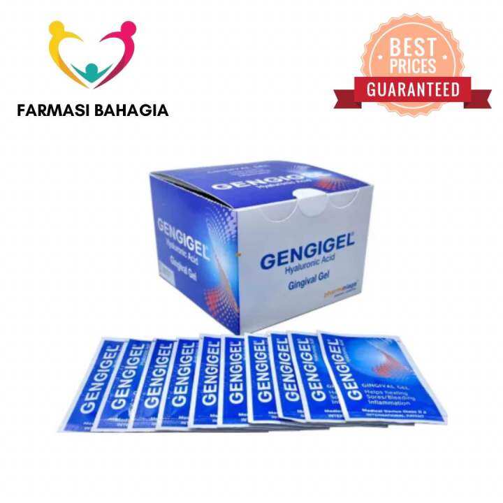 Gengigel Hyaluronic Acid Gingival Gel 1ml (Mouth Ulcer) | Lazada
