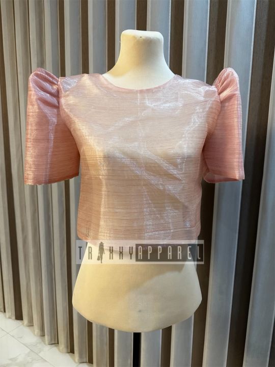 【Must Have】Blouse Modern Filipiniana Pinya | Lazada PH