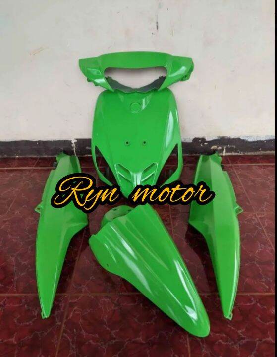 cover body full halus yamaha mio sporty hijau muda | Lazada Indonesia