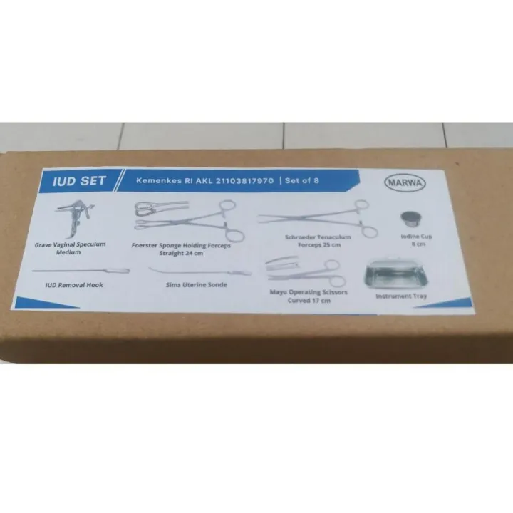 IUD KIT SET - PERLENGKAPAN BIDAN IUD KIT LENGKAP | Lazada Indonesia