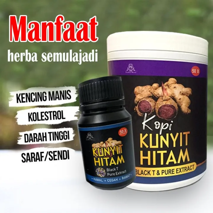 Kopi kunyit hitam pb / kapsul Kunyit hitam pb | Lazada