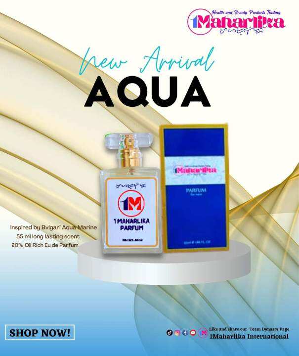 1Maharlika Perfume for Men- Inspired by Bvlgari Aqua Marine, 20% oil ...