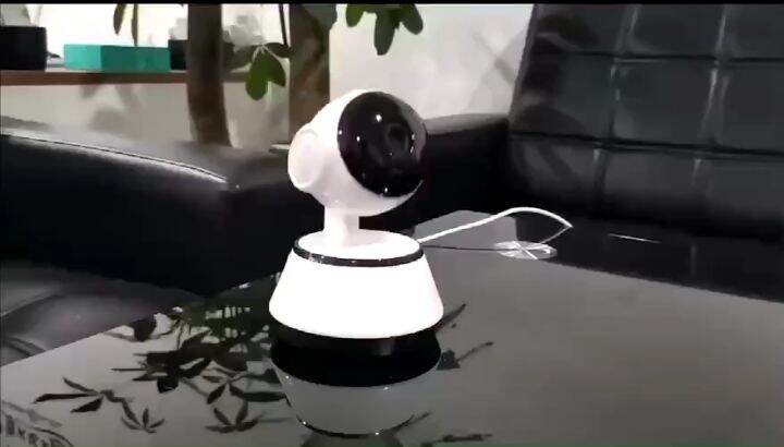 (32G SD CARD）Q6 V380 CCTV Camera WiFi Connect Cellphone With Audio And ...