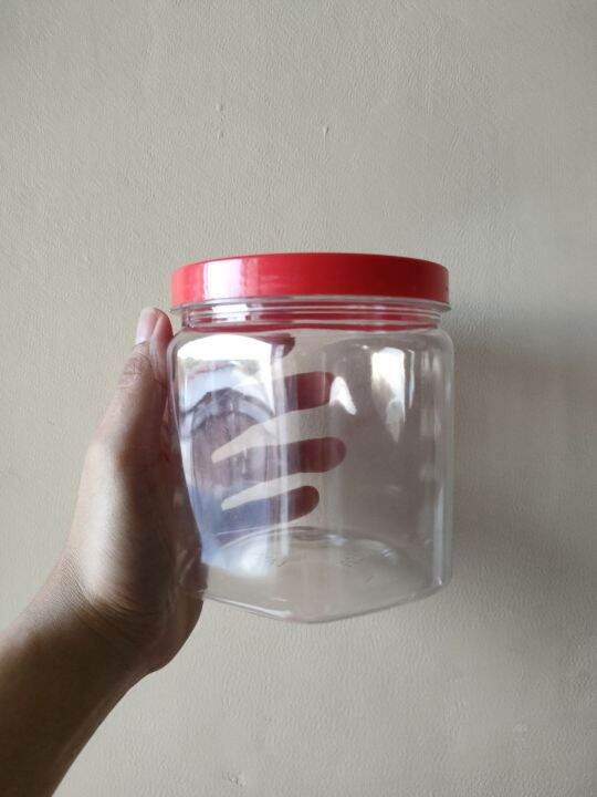 600ML HEXAGON-Shaped Plastic Jar | Lazada PH